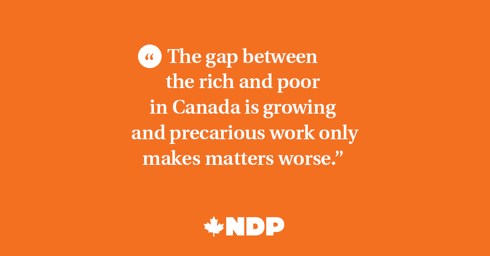5 things to know about millennials & precarious work « Canada's NDP