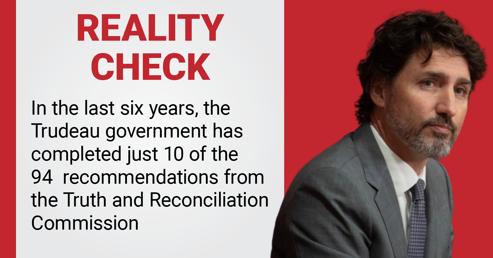 REALITY CHECK: Justin Trudeau failing TRC « Canada's NDP